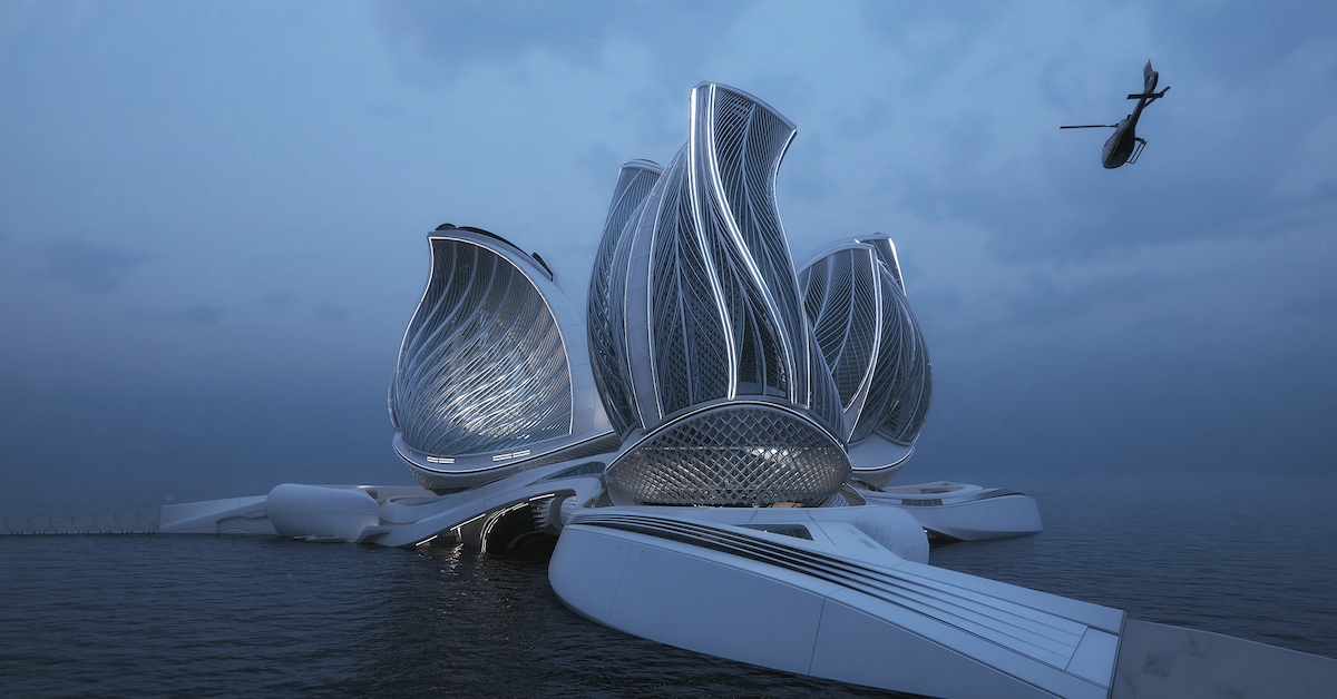 Self-Sustainable Floating 'Continent' Cleans Ocean Waste