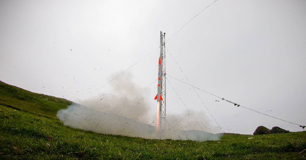 Blast off! First Ever Rocket Launched from Scottish Island by Skyrora