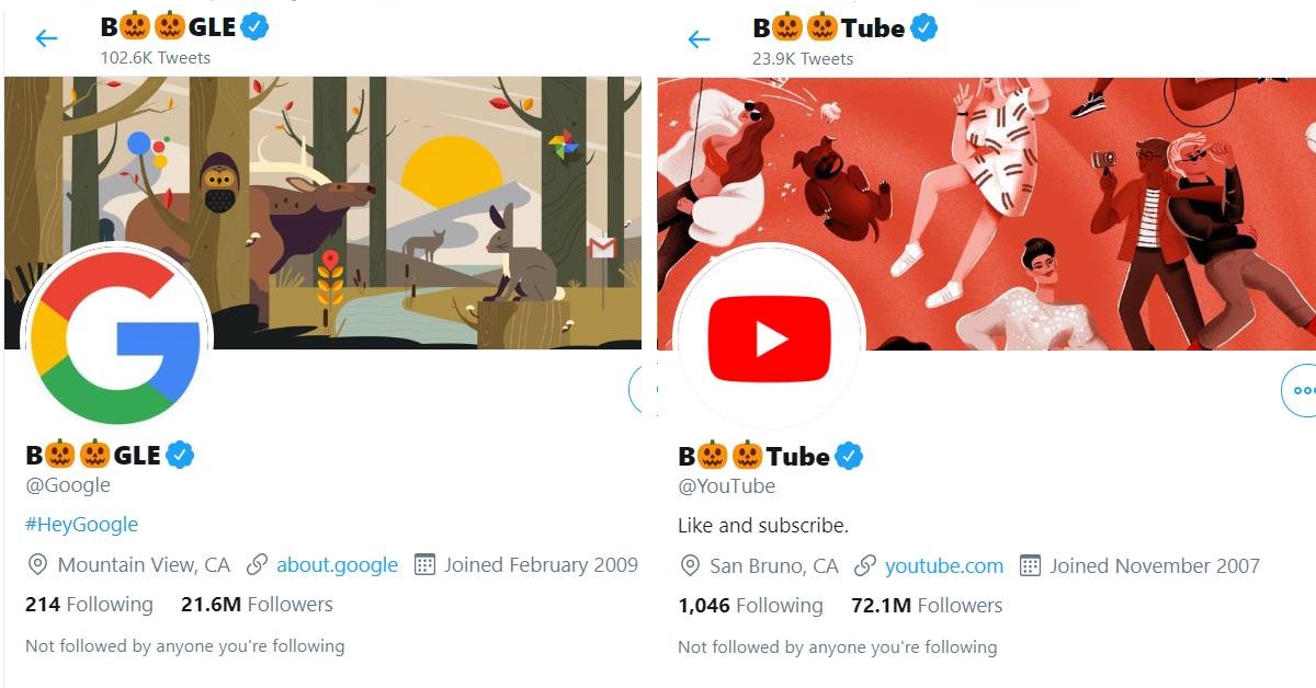 Google, YouTube, NASA Goddard and More Change Their Twitter Handles to ...