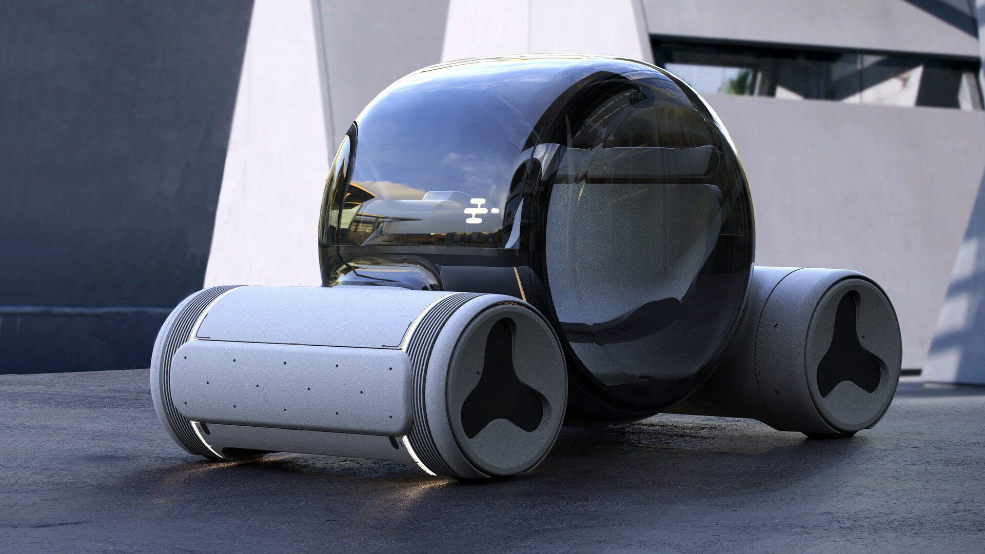 Environmentally Friendly Hydrogen Car Is Made of Disposable Plastic