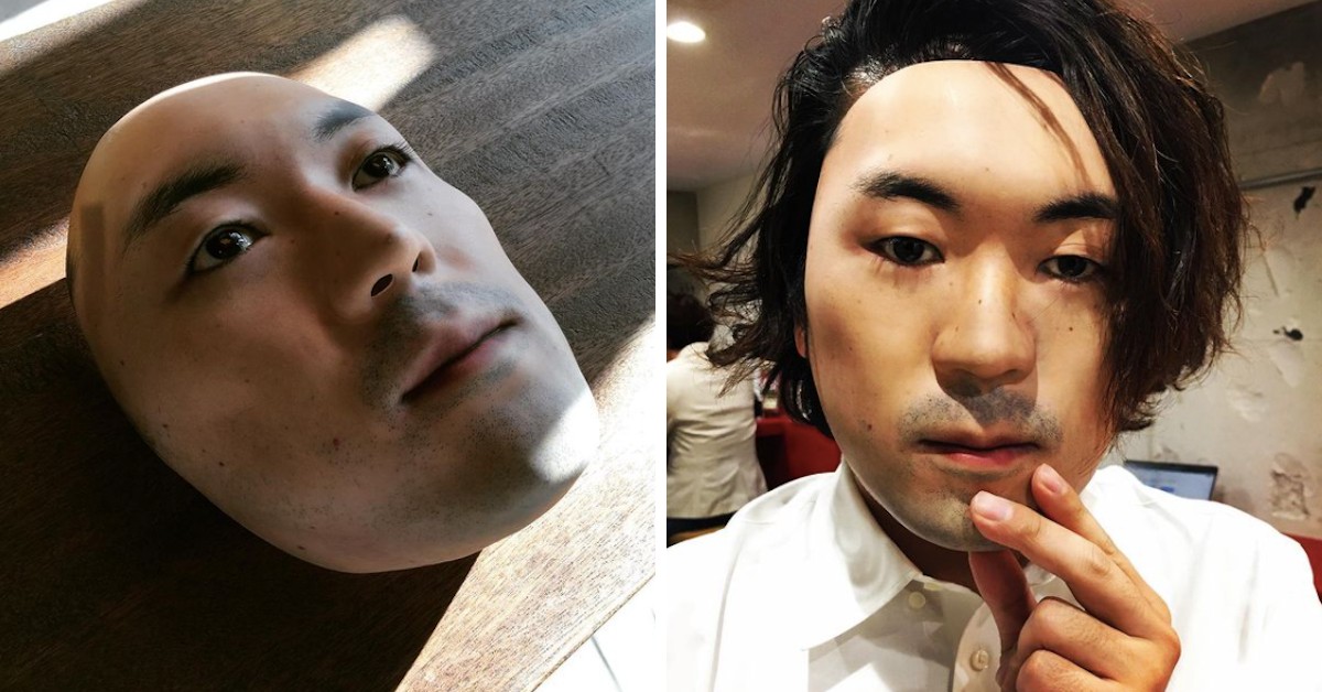 Japanese Designer 3D-Prints Faces onto Ultra-Realistic Masks