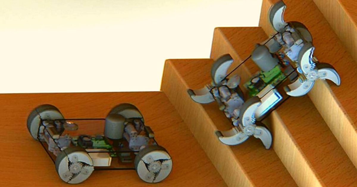 New Military Robots Transform Their Wheels Into Legs Without Humans