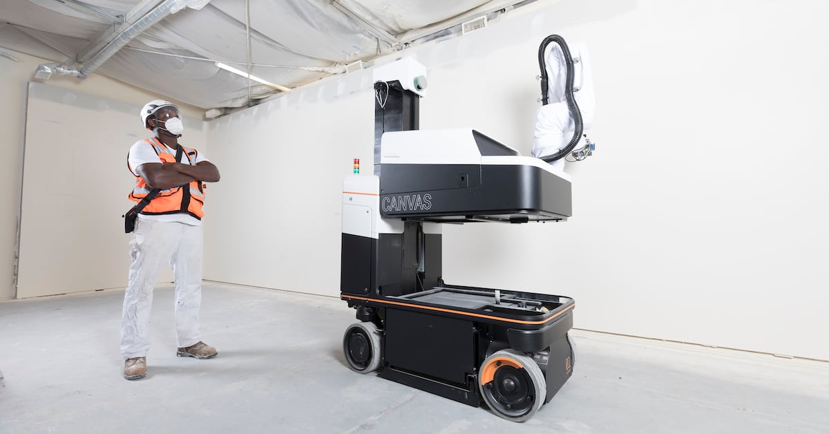 Automated Drywall Robot Works Faster Than Humans in Construction
