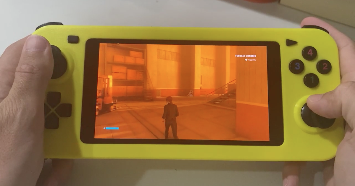 DIY Gamer 3D-Prints Game-Streaming Handheld PC