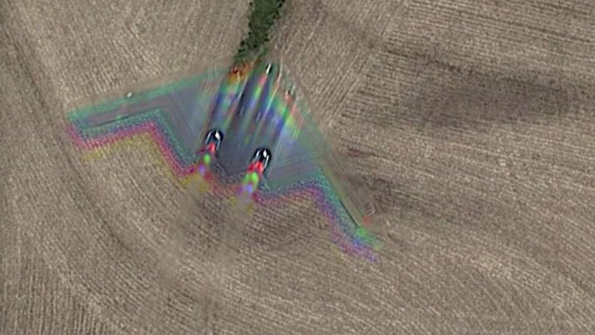 Redditor Spotted a Flying B-2 Stealth Bomber on Google Maps