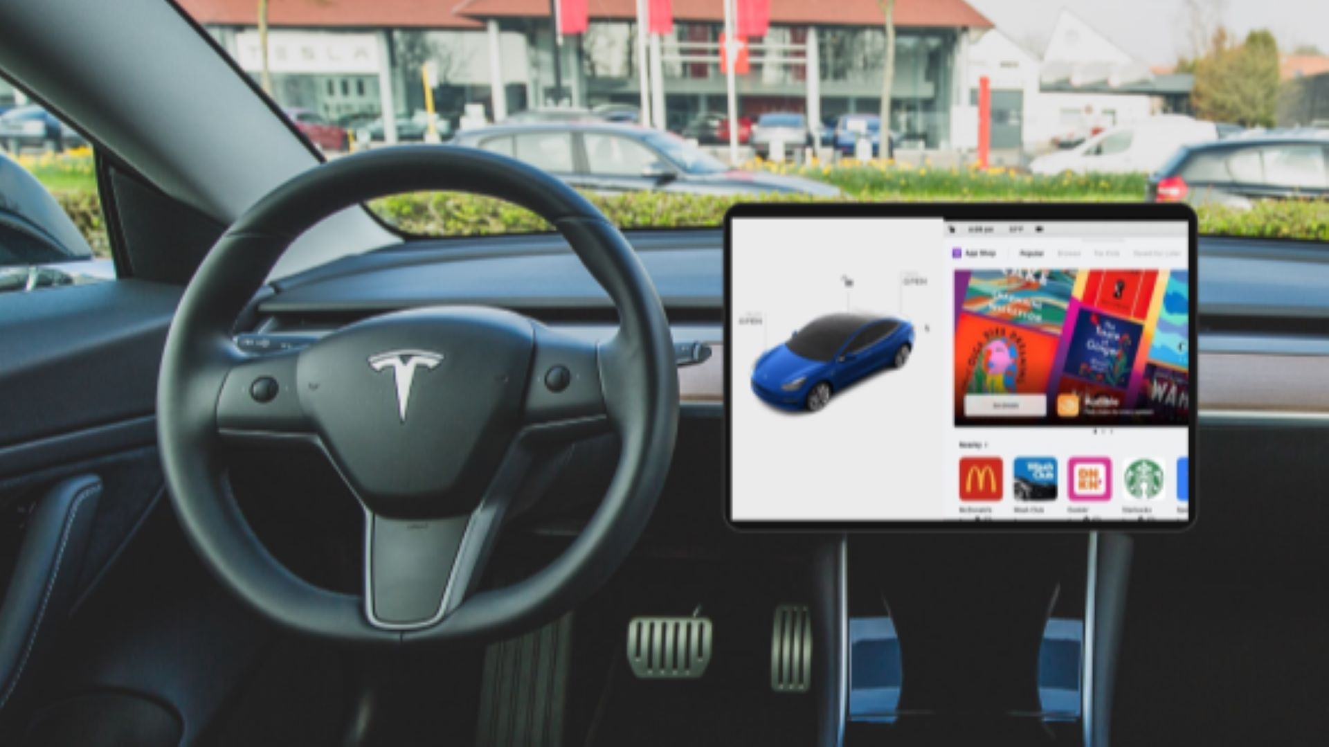 Designer builds an App store for Tesla. And it looks awesome