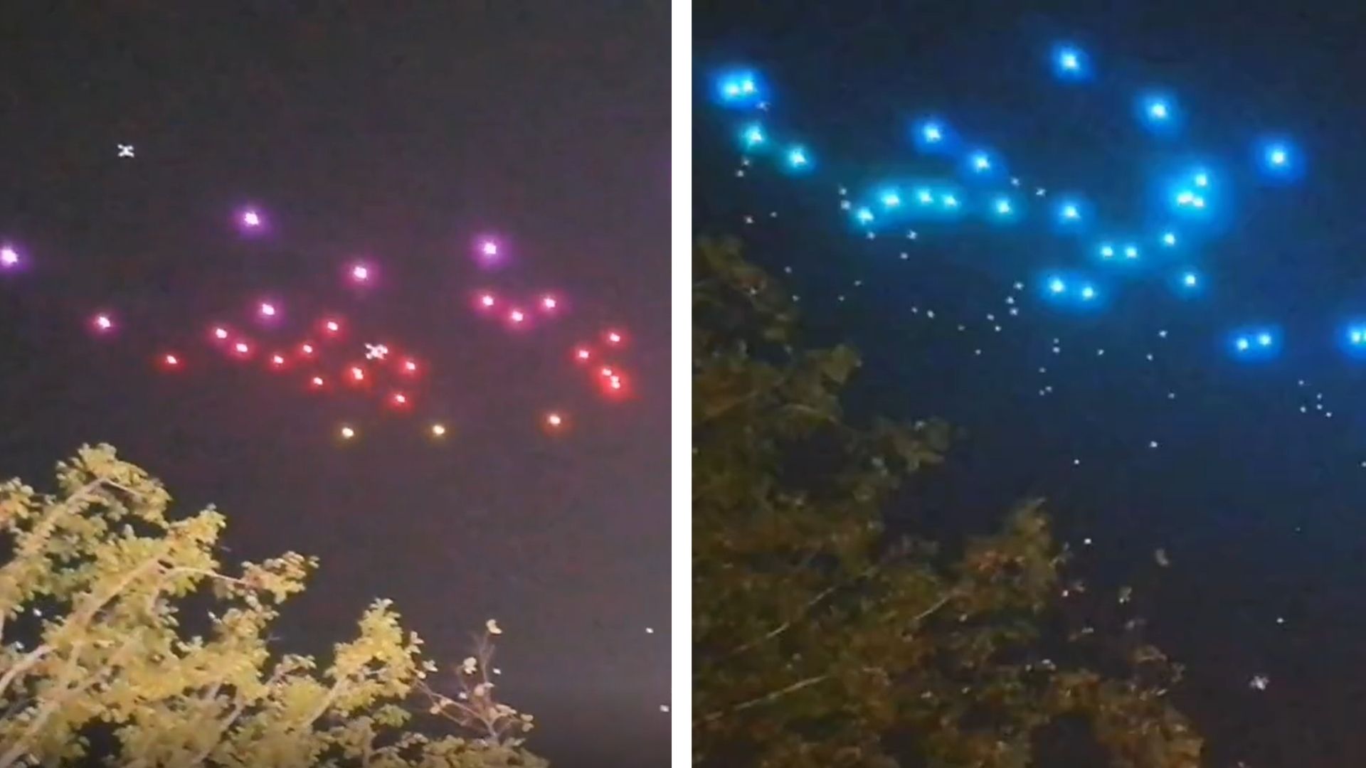 Watch Drones Rain Down From the Sky During a Failed Light Show