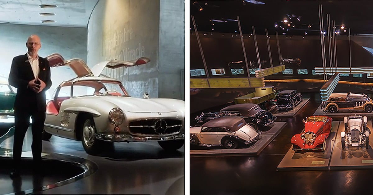 Take a Virtual Guided Tour Through Mercedes-Benz Museum