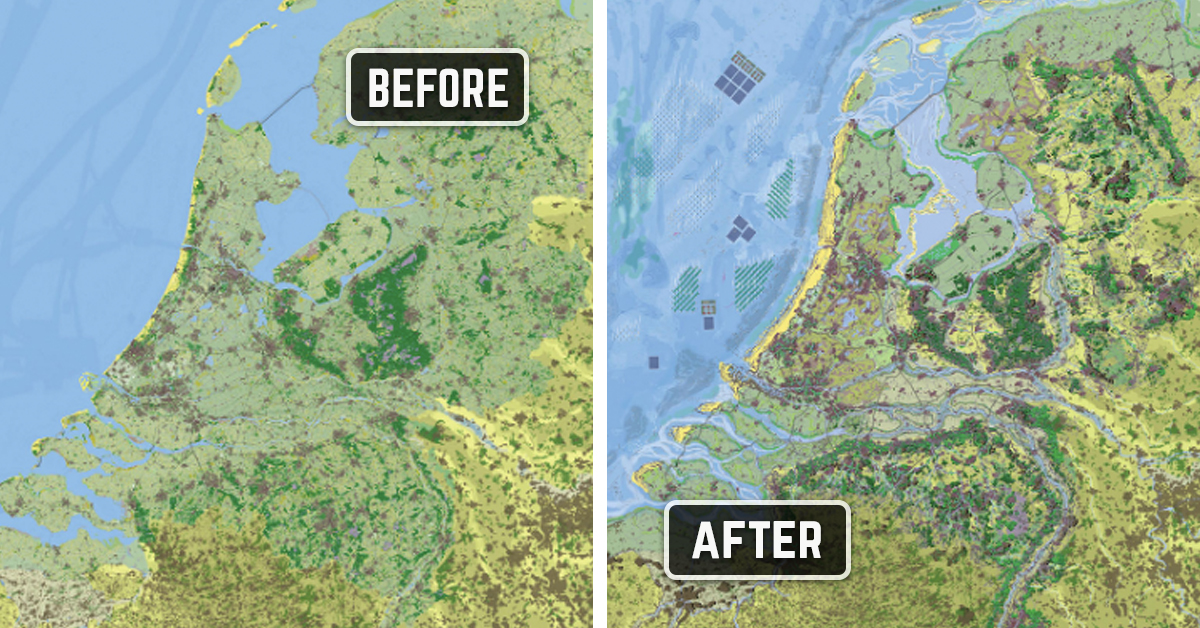Researchers Illustrate A Climate-Proof Netherlands in 2120