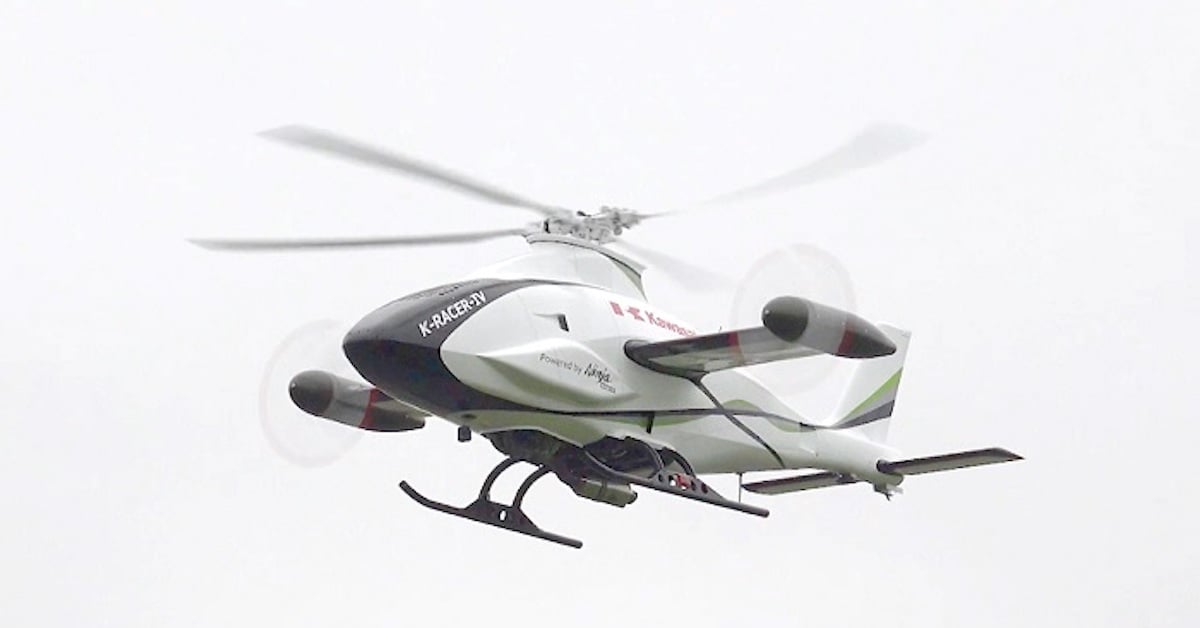 Kawasaki's K-Racer Flies Faster Than Conventional Helicopters