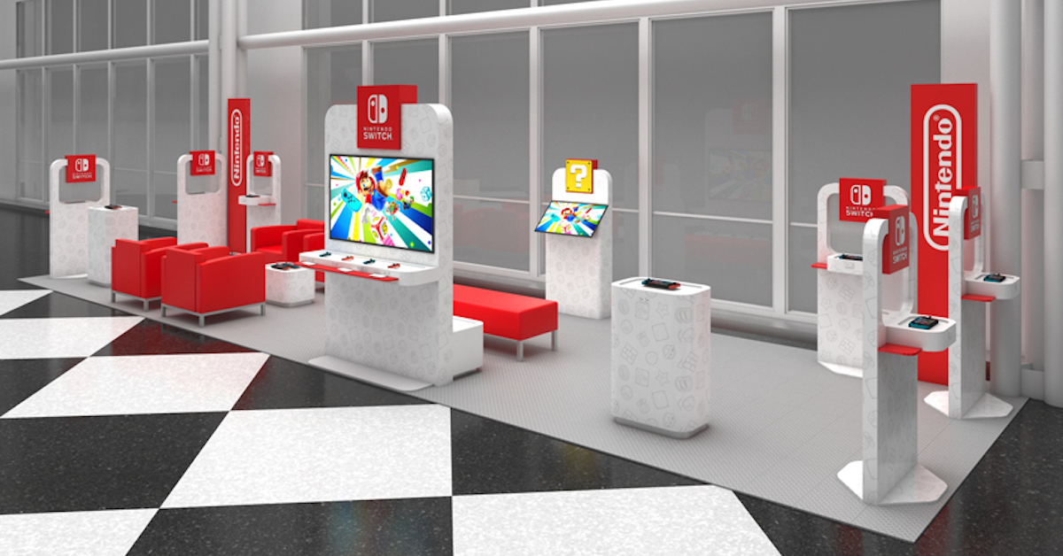 Nintendo to Offer "On the Go" Pop-Up Gaming Lounges at Select Airports