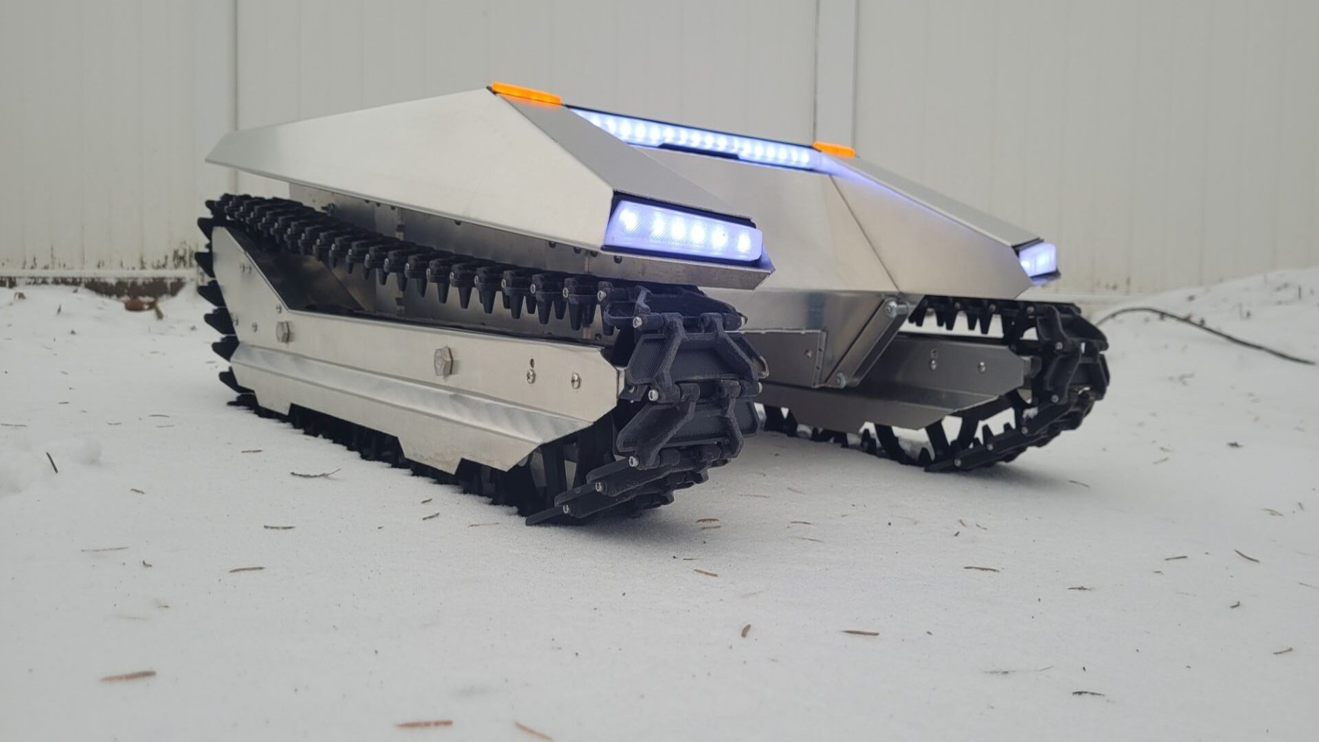A Cybertruck-Inspired Remote-Controlled EV Could Help You Clear Snow