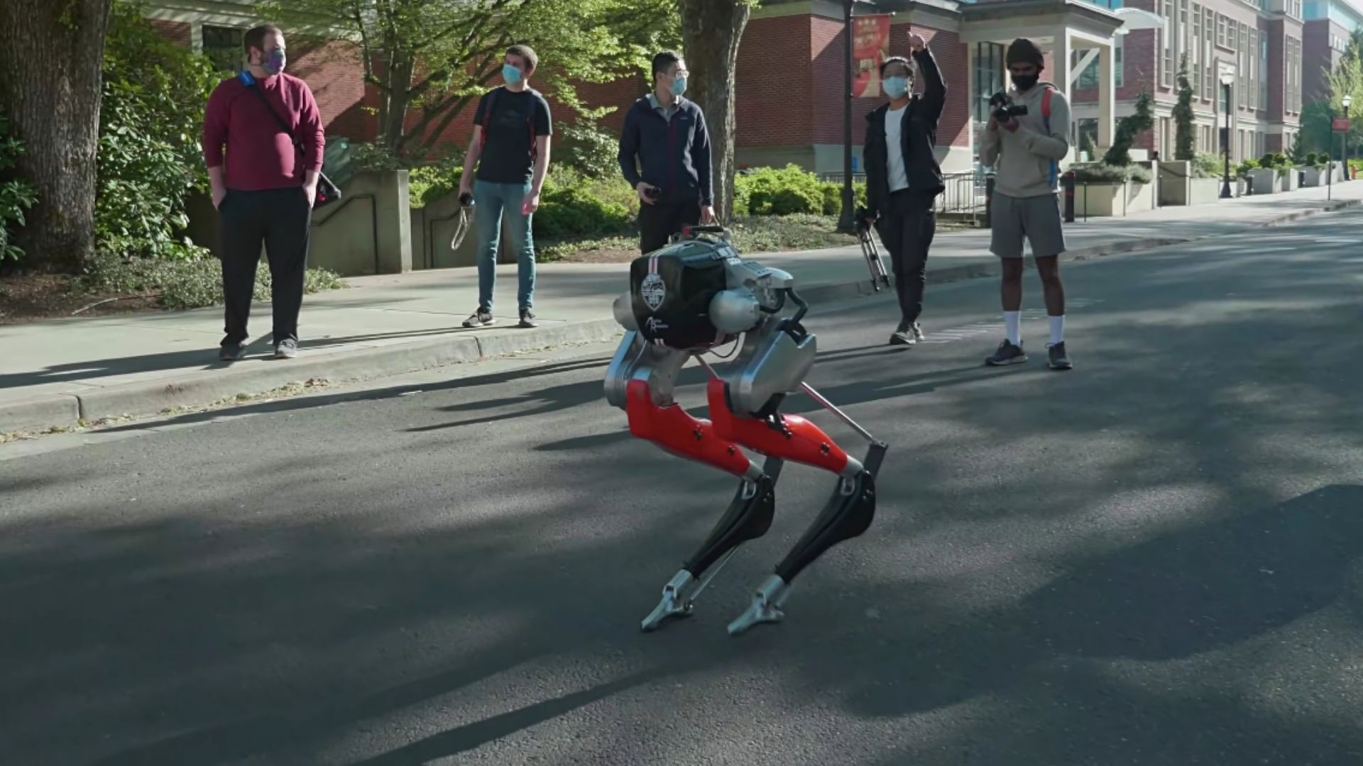 Bipedal Robot Learns to Run and Completes 5K