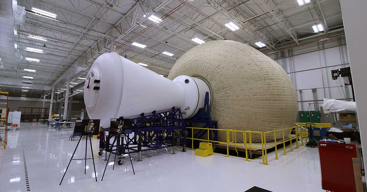 Sierra Nevada Reveals Inflatable Prototype Module for Orbital Moon Station