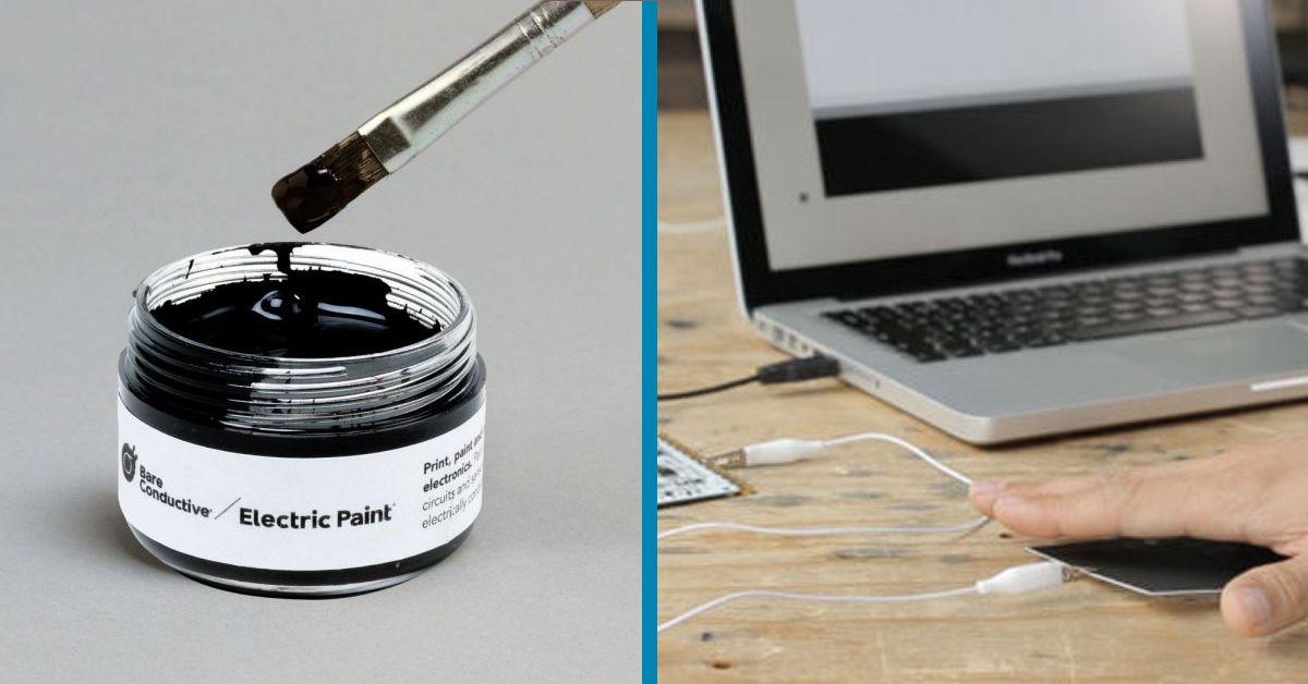Paint Your Own Electric Circuits and Sensors With Electric Paint!