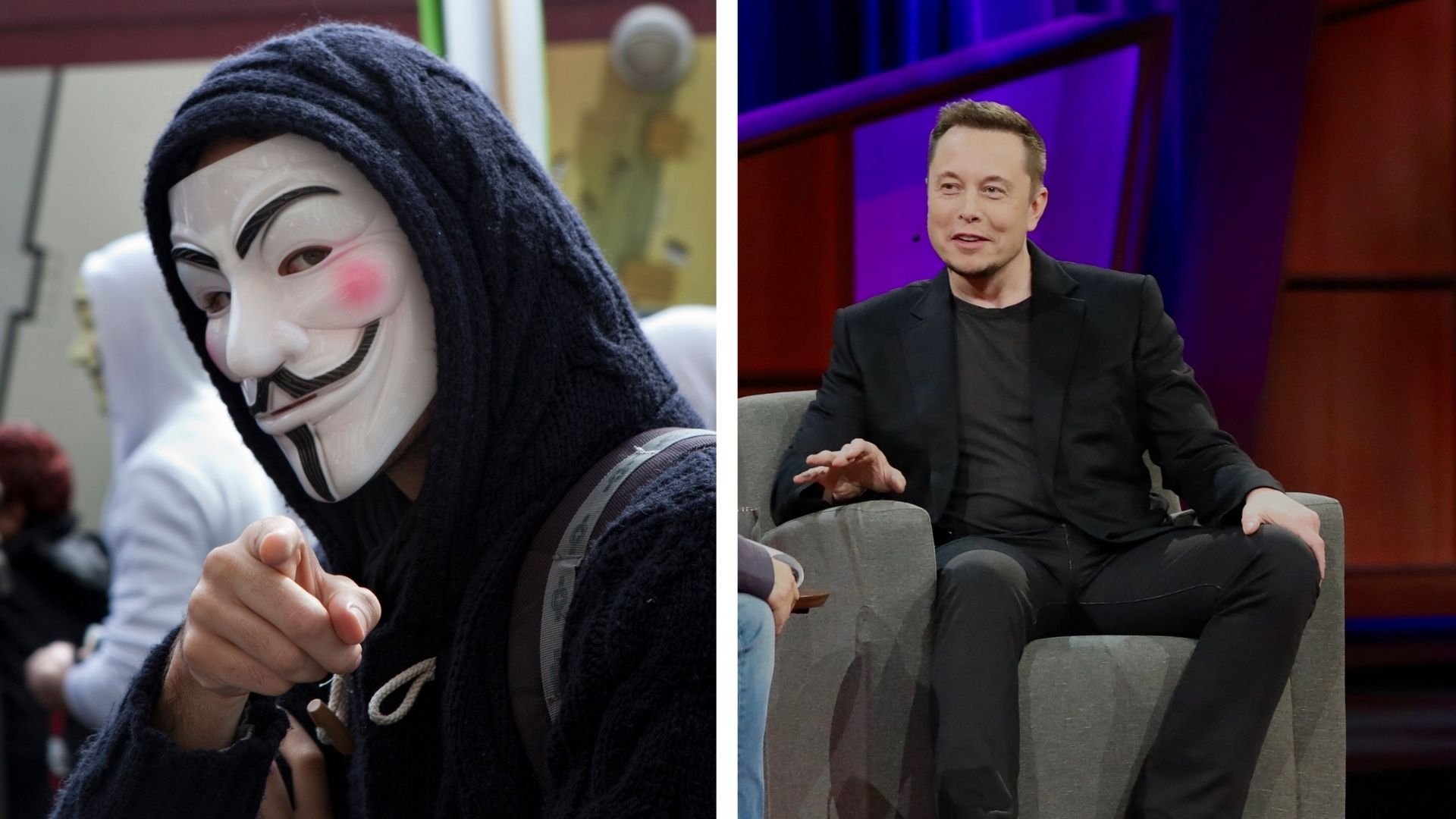 Anonymous Takes Aim at Elon Musk for 'Trying to Centralize Crypto'