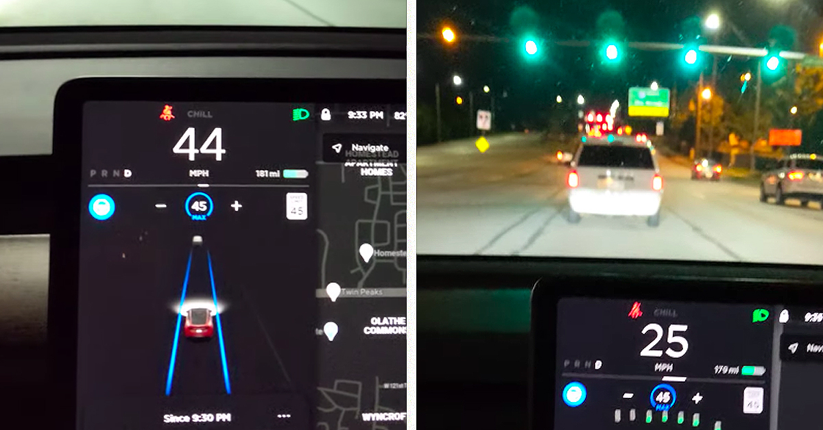 Tesla Update Enables Cars to Automatically Drive Through Green Lights