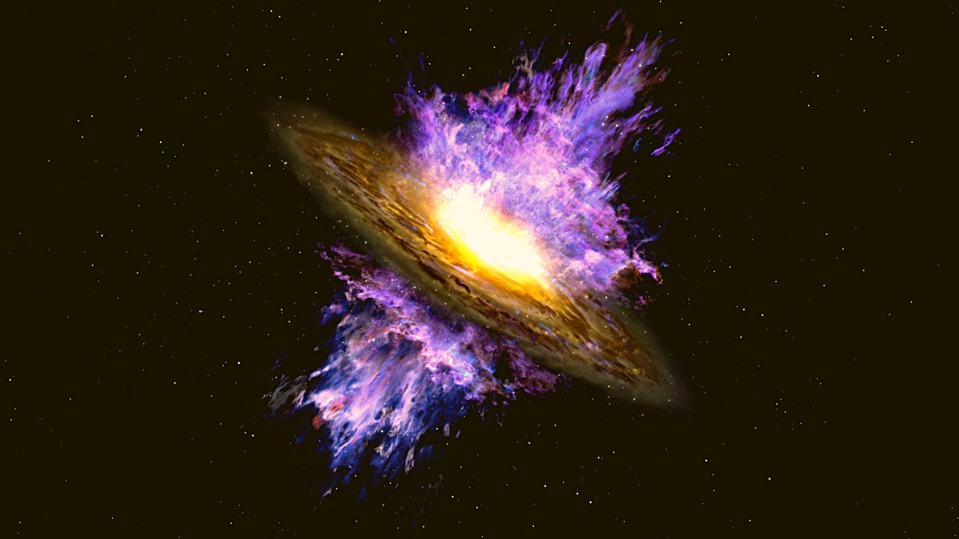 Immense Galactic Winds Discovered Shredding Entire Galaxies