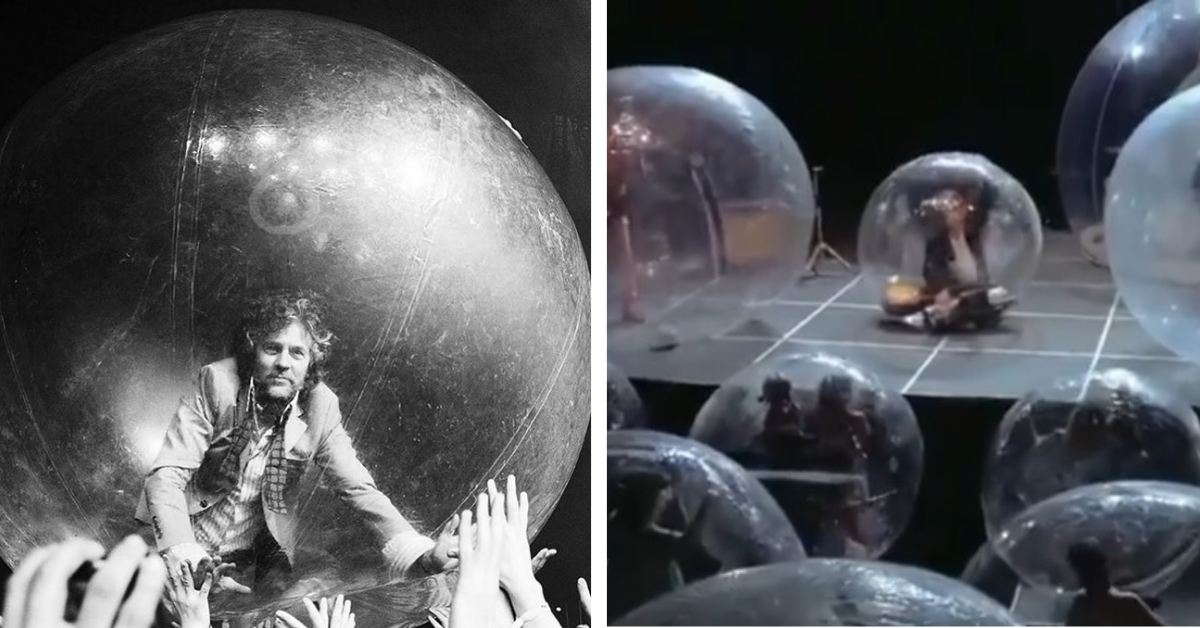 World-First Social Distance Ensuring Bubble Concert