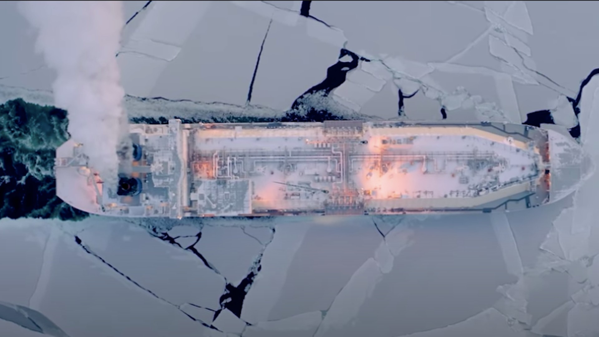 Russian Gas Tanker Traverses The Arctic in February