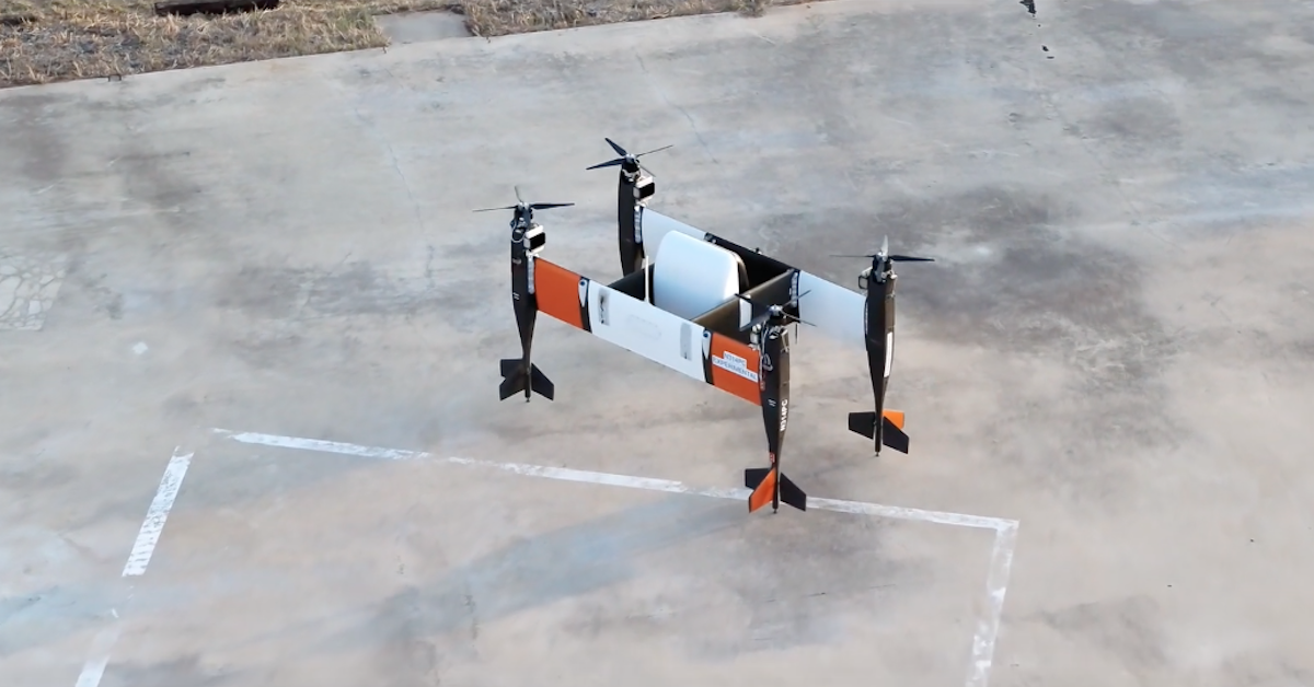 Watch an Enormous Autonomous Cargo Drone Complete Its First Flight