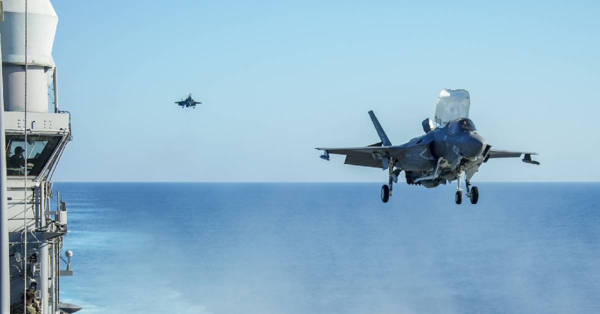 New Video Footage Shows Marine Corps F-35B Firing Its Gun Pod Mid-Air