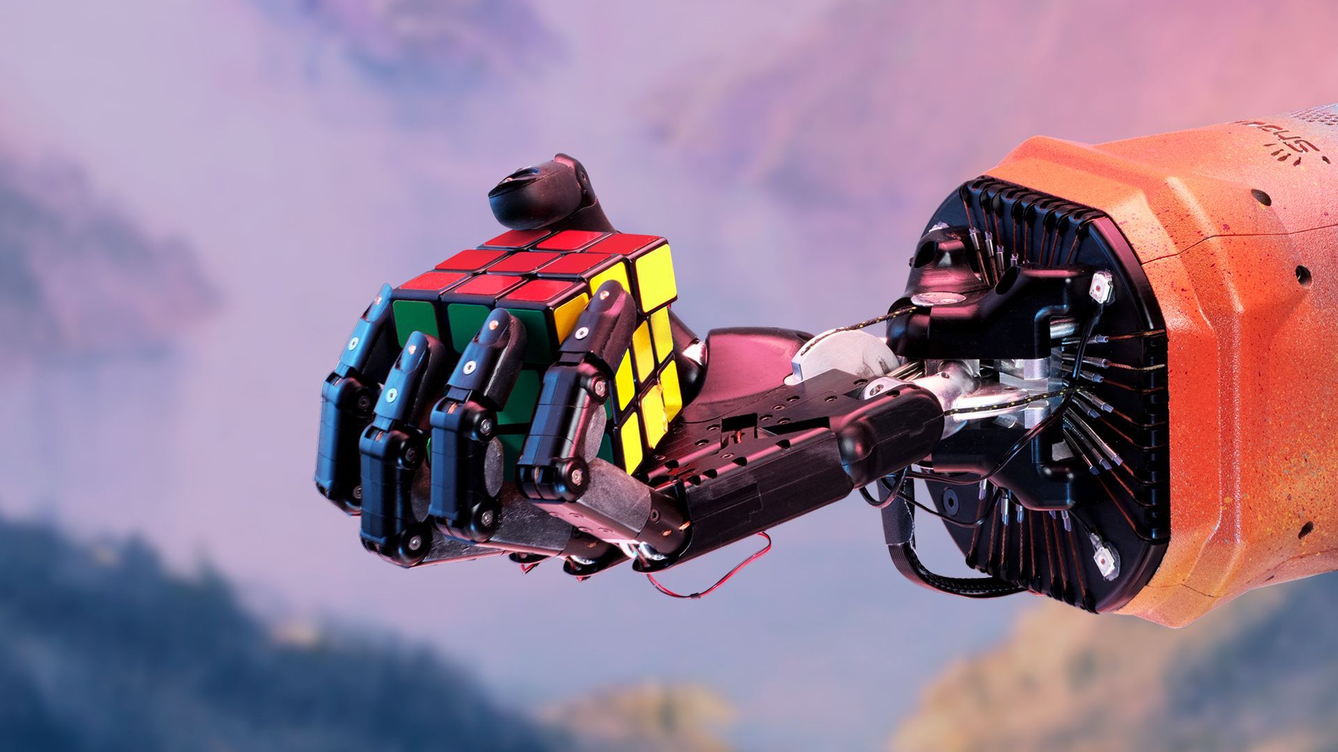 A Human-like Robotic Hand is Able to Solve the Rubik's Cube