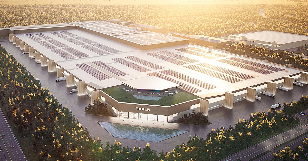 Elon Musk Teases First Look at Tesla’s Berlin Gigafactory