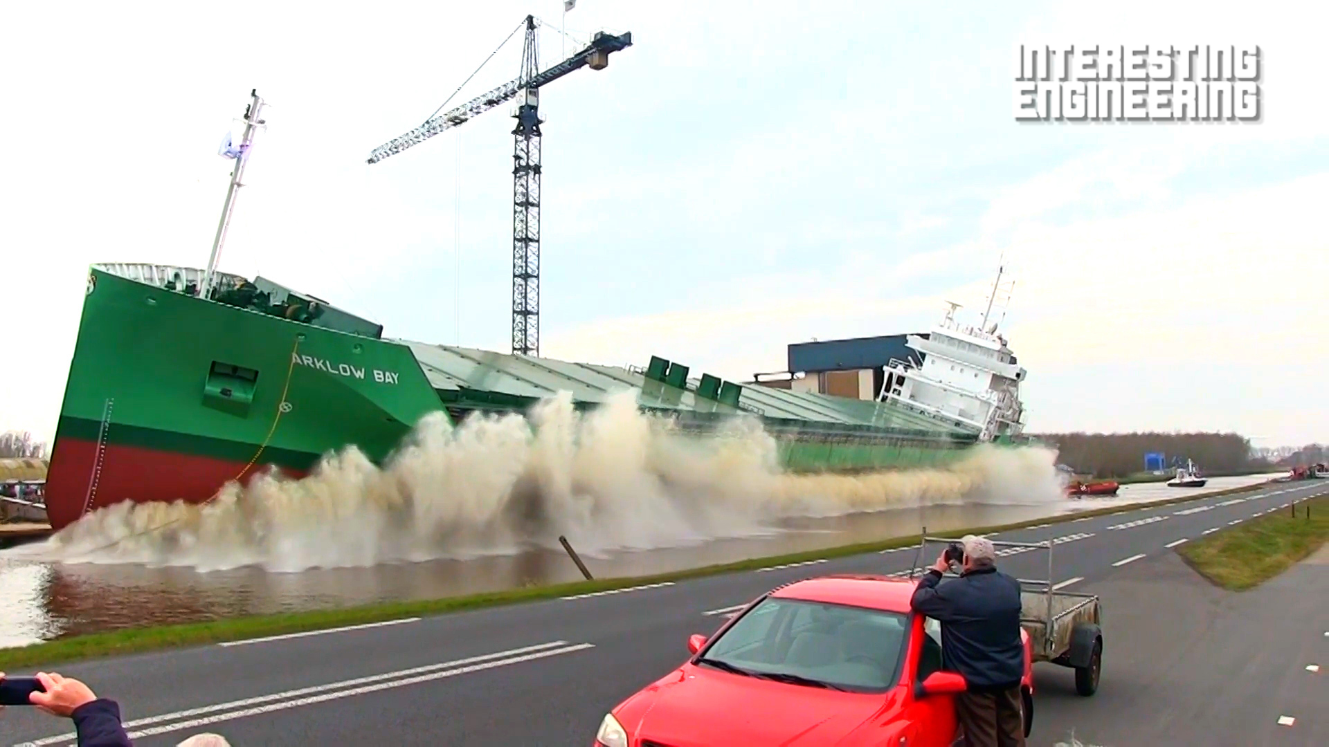 Exhilarating, Turbulent, and Scary Ship Launches