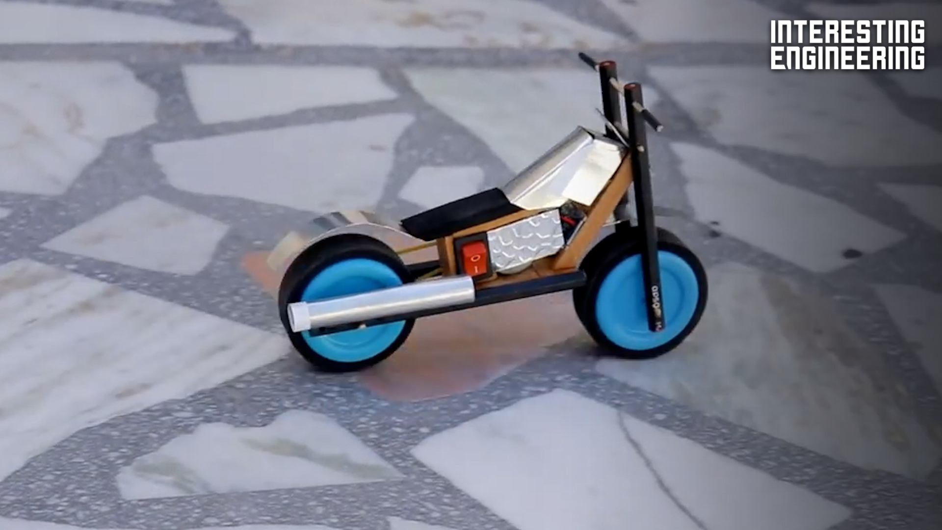 Make your own little e-bike using scrap parts