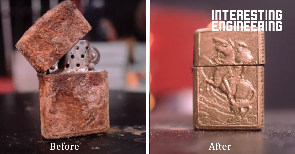 Check out This Restoration of a Vintage Rusted Zippo Lighter
