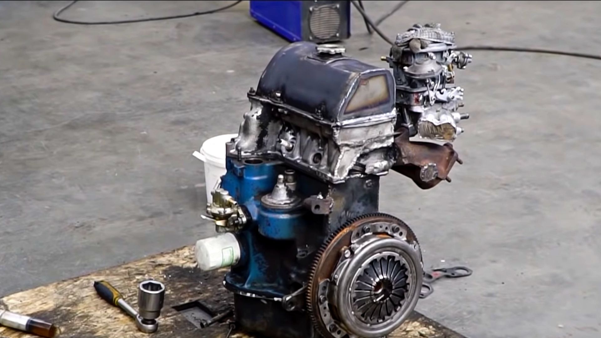 Two Mechanics Cut an Engine In Half. And Turned the Ignition
