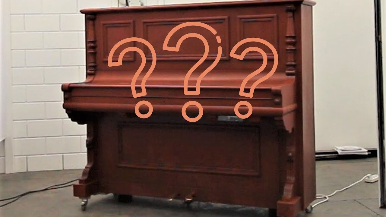 A Man Digitalizes an Old Piano with 8 Electronic Devices and It's the ...