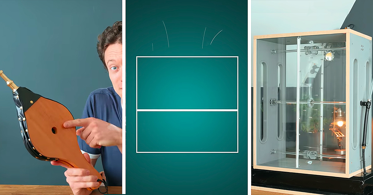 YouTuber Builds the World's Weirdest Fan by Using a Modern Bellows System