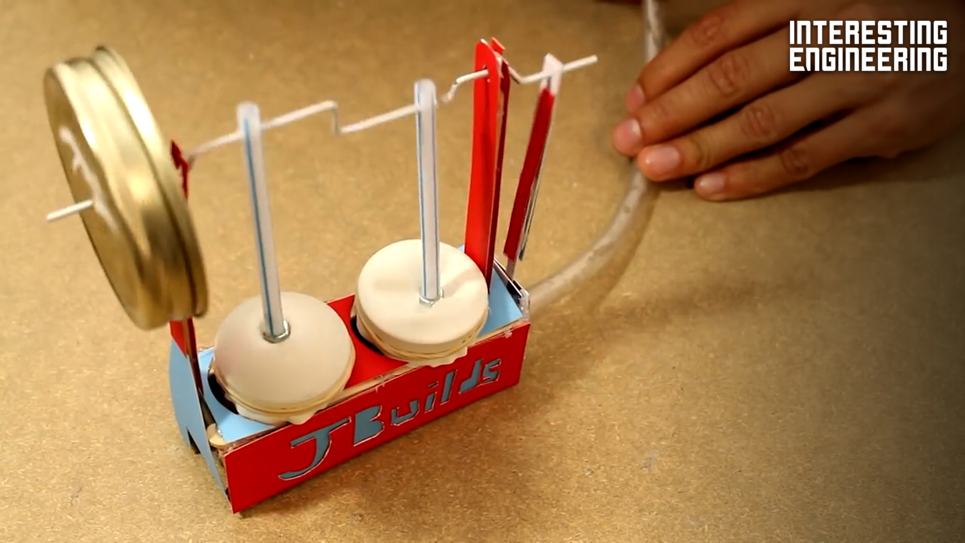 Make your own simple air-powered engine from scratch