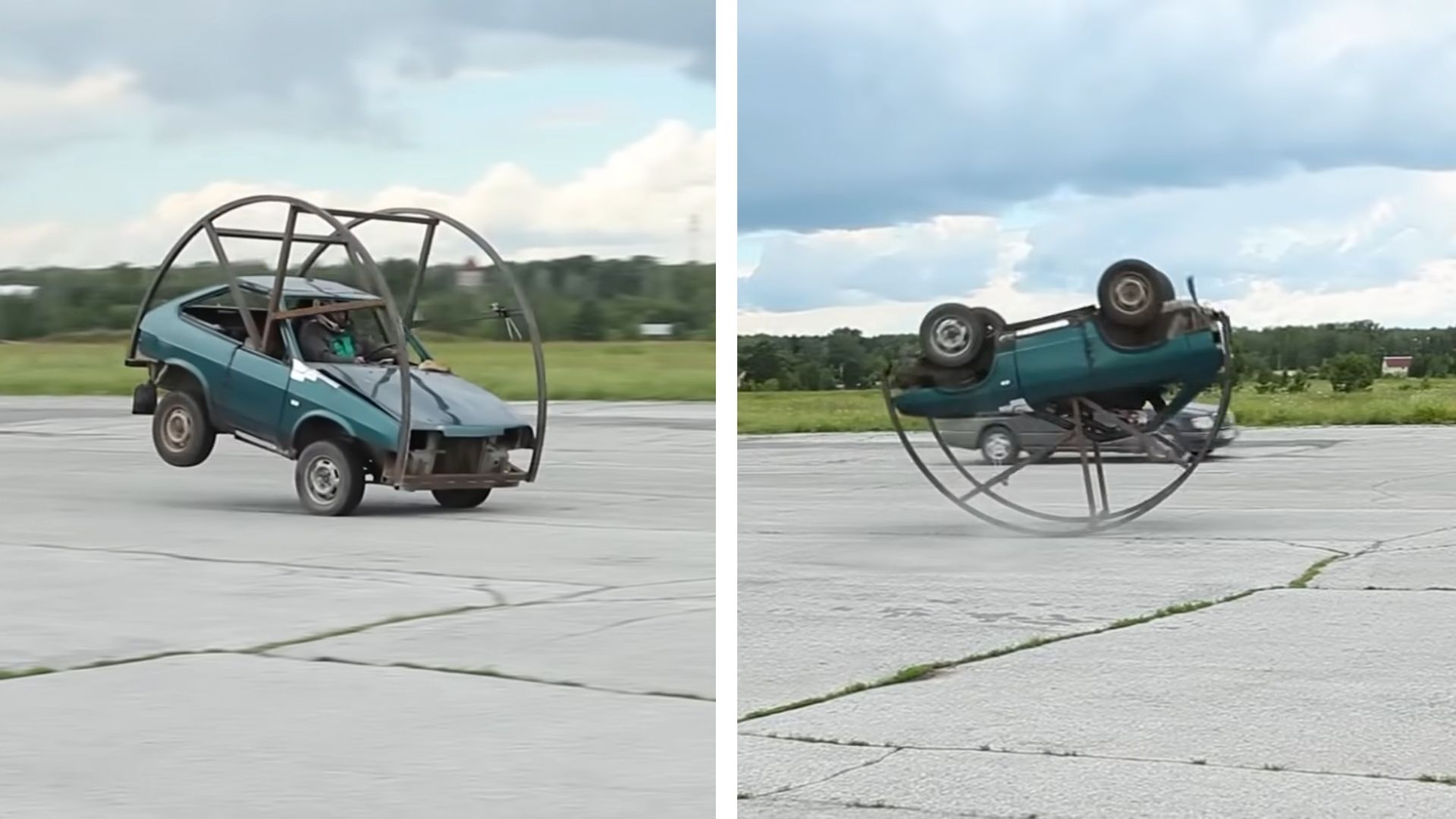 A Group of Mechanics Successfully Flipped an Iconic Lada