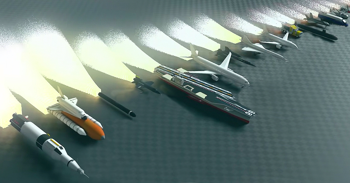 Watch World's Fastest Vehicles Being Compared in Horsepower