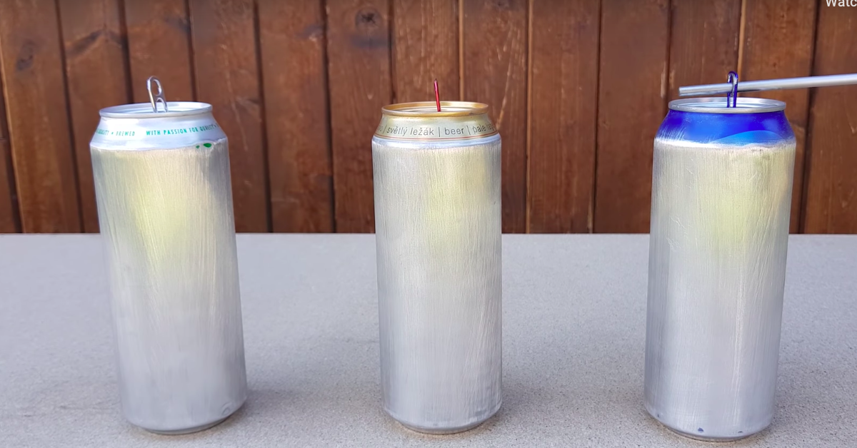 Secret Plastic in Aluminum Cans Revealed through This Funky Experiment
