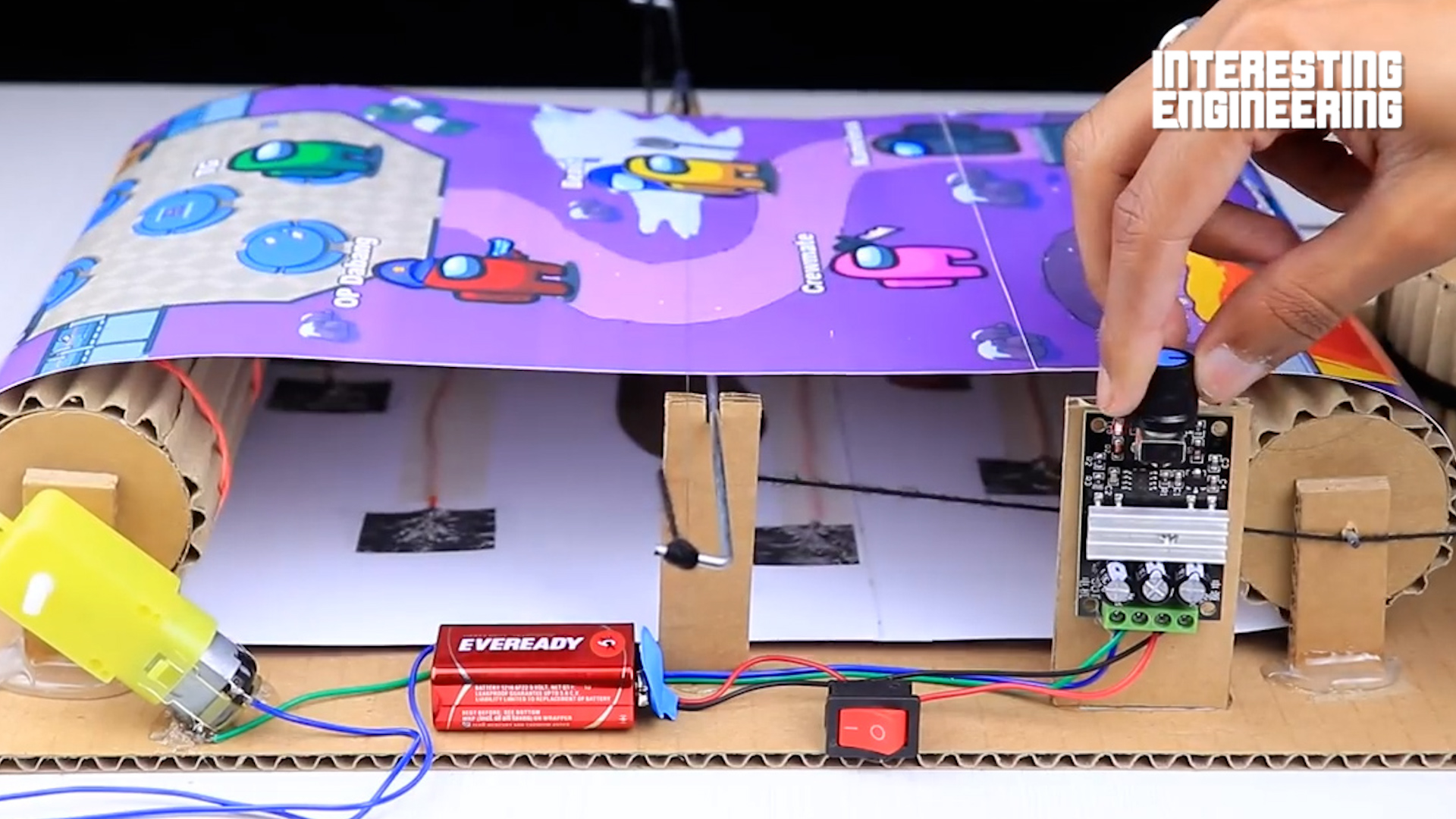 Make Your Own "Among Us" Game Entirely out of Cardboard