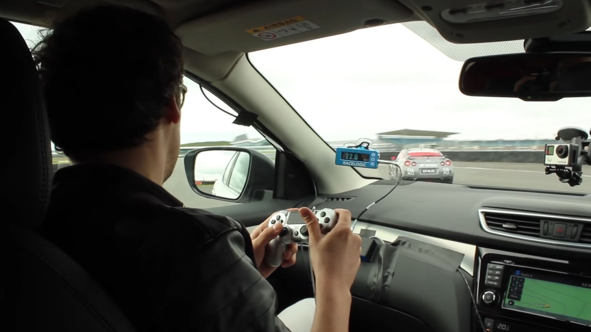 Watch a PS4 Controller Drive a Nissan GT-R Around the Silverstone Circuit