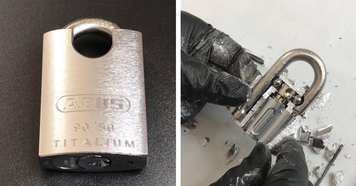 This Lockpicker Destroys an Aluminum Padlock Using Gallium
