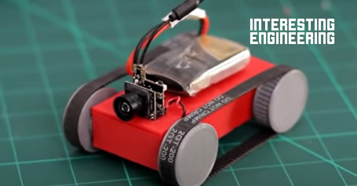 How to 3D Print Your Own App-Controlled Mini Tank with FPV Camera