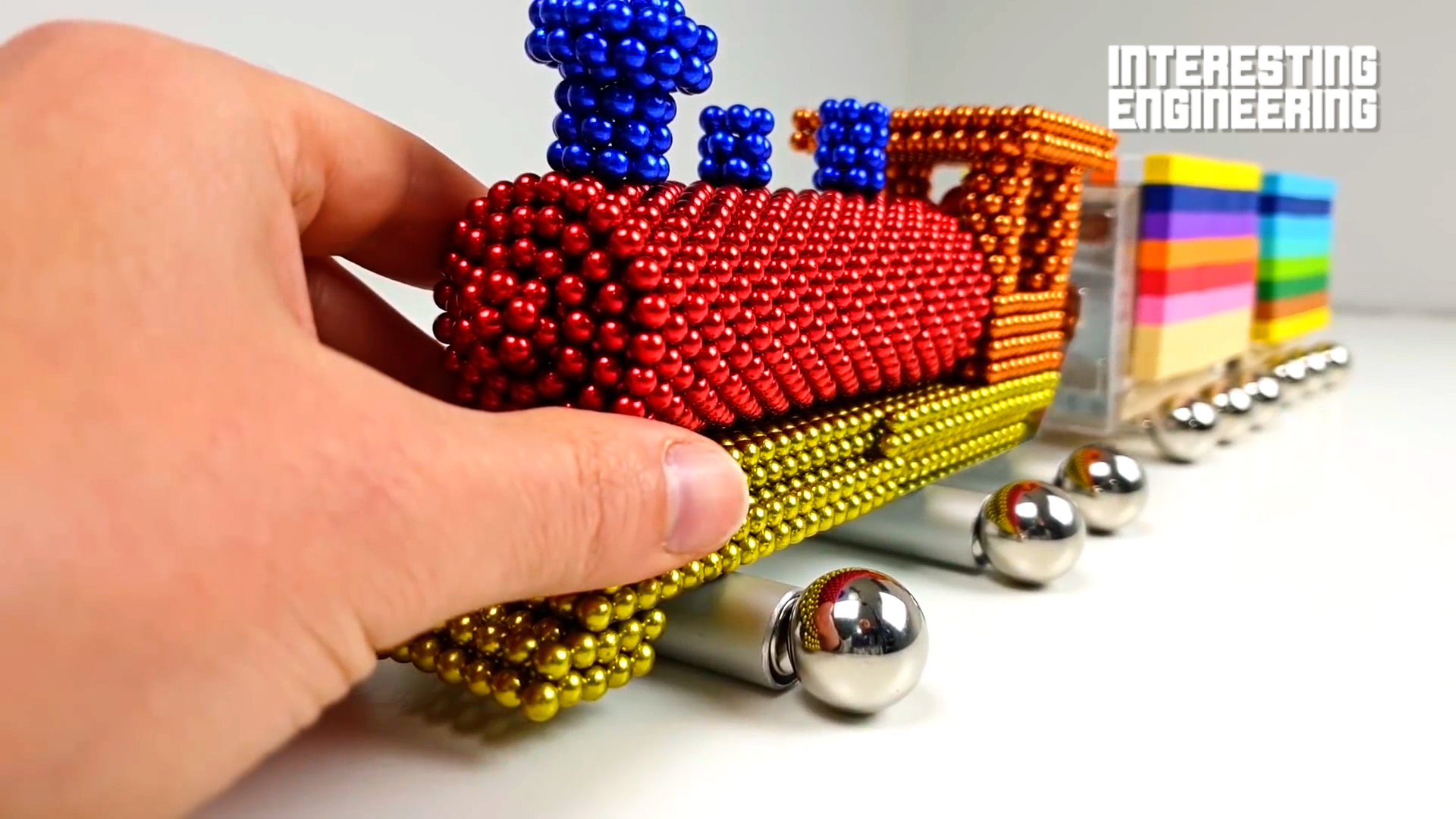 Making Your Own Magnetic Stream Train Toy