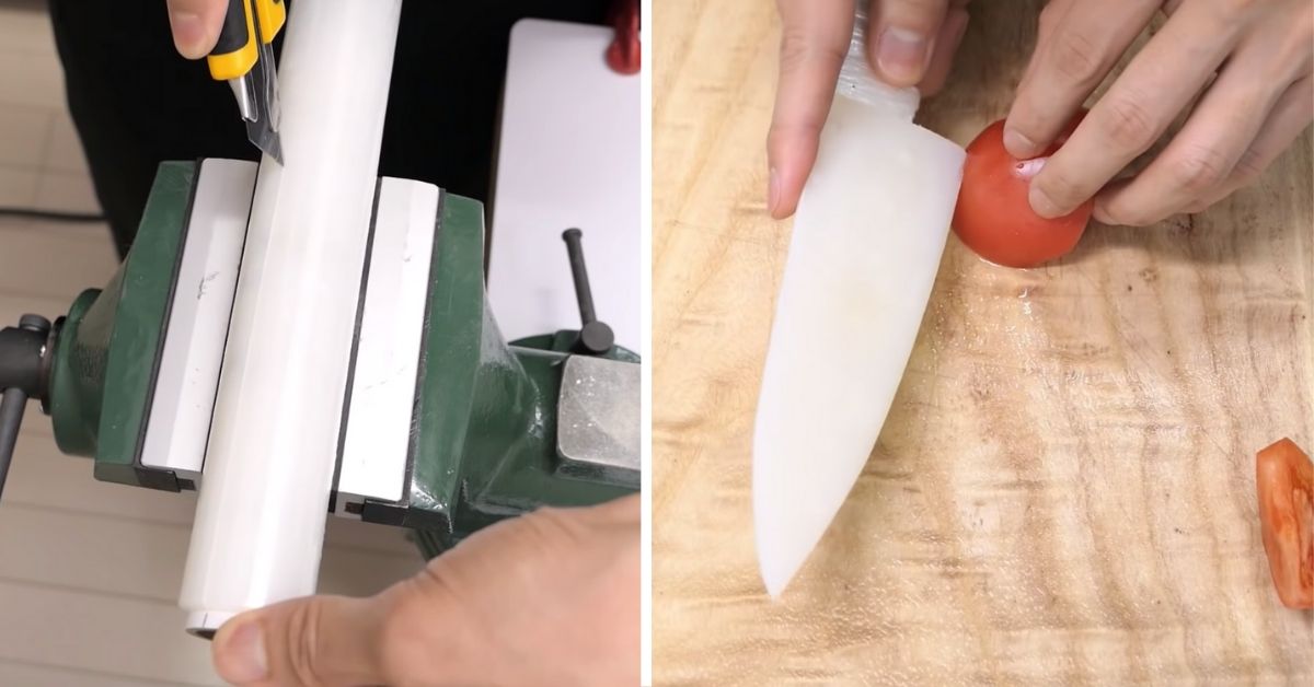 This Razor Sharp Knife Is Made From Ordinary Tinfoil