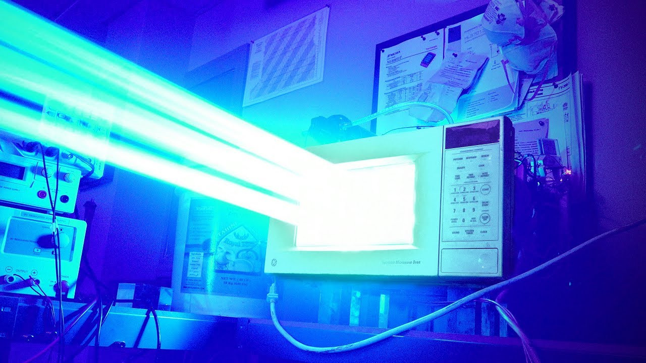 A Man Just Transformed His Microwave Into A 700-W Laser Oven
