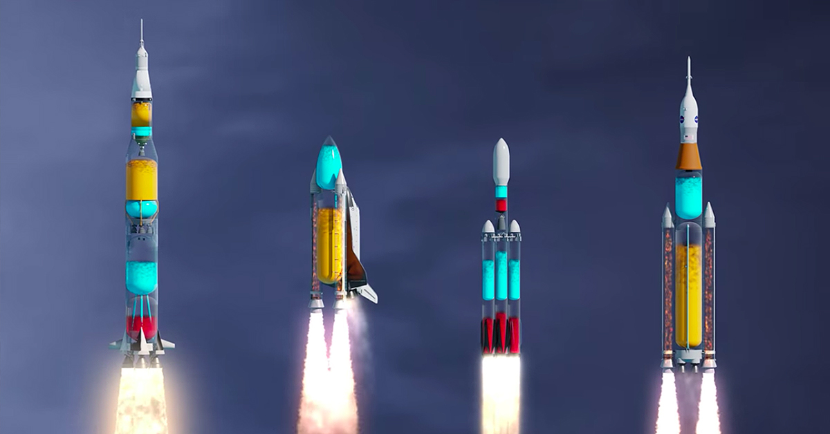 Famous Rockets Go Transparent: Stunning Video Shows How They'd Look ...