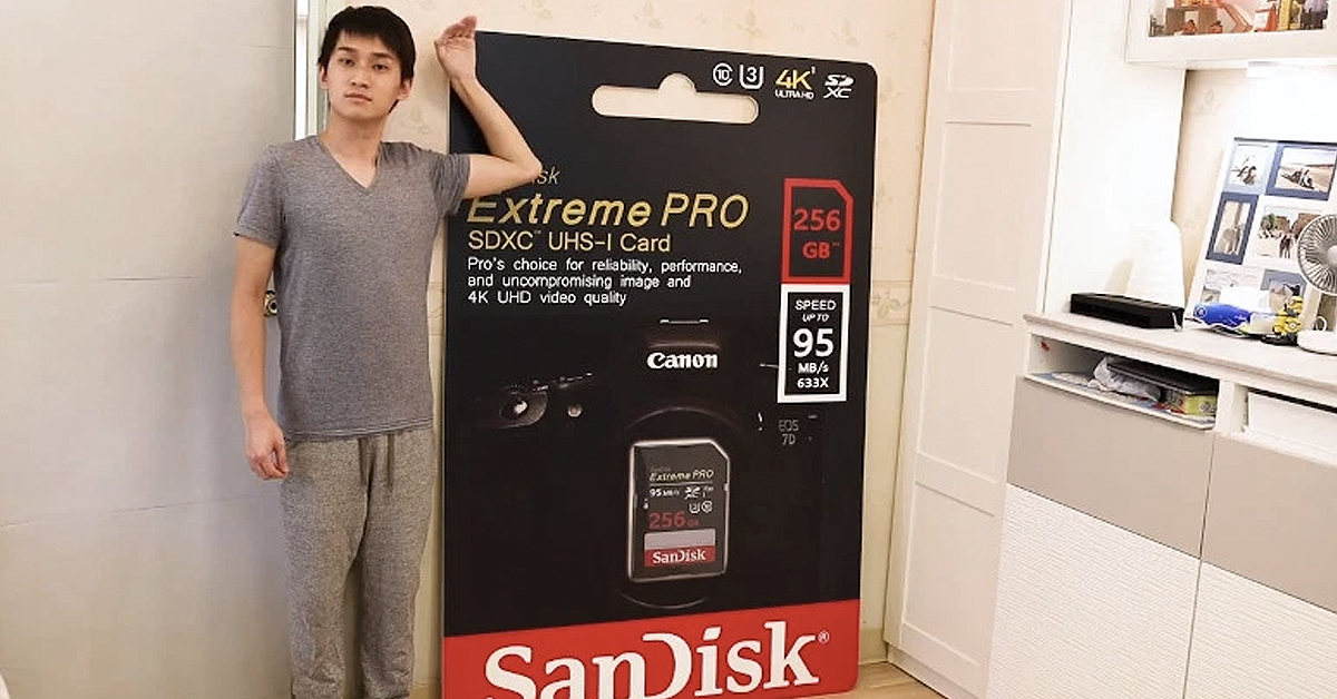 Wacky Inventor Builds SD Card 10 Times Larger With Extra Features