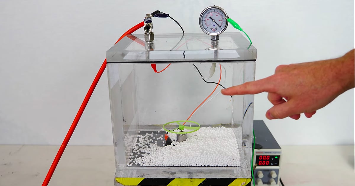 Fan Inside a Vacuum Chamber: YouTuber Shows What Would Happen