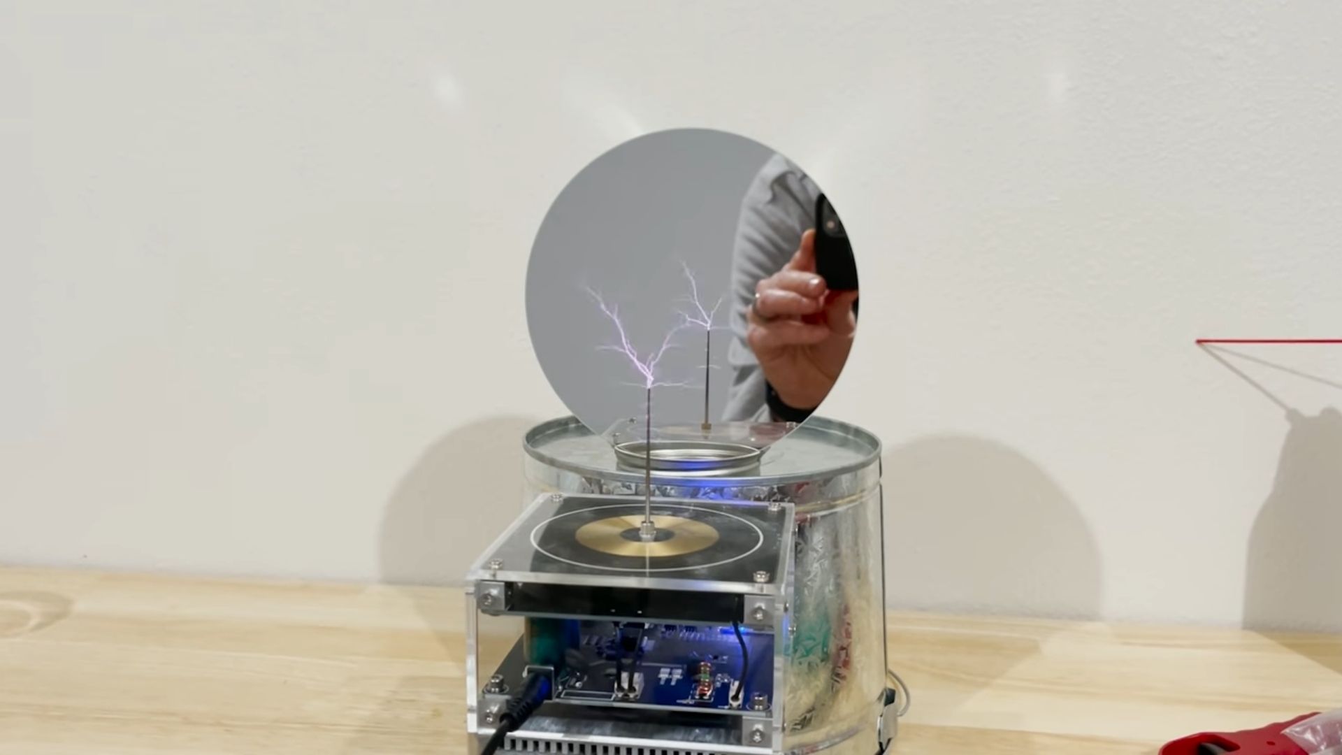Watch a DIY Youtuber capture slow-motion images of a Tesla coil