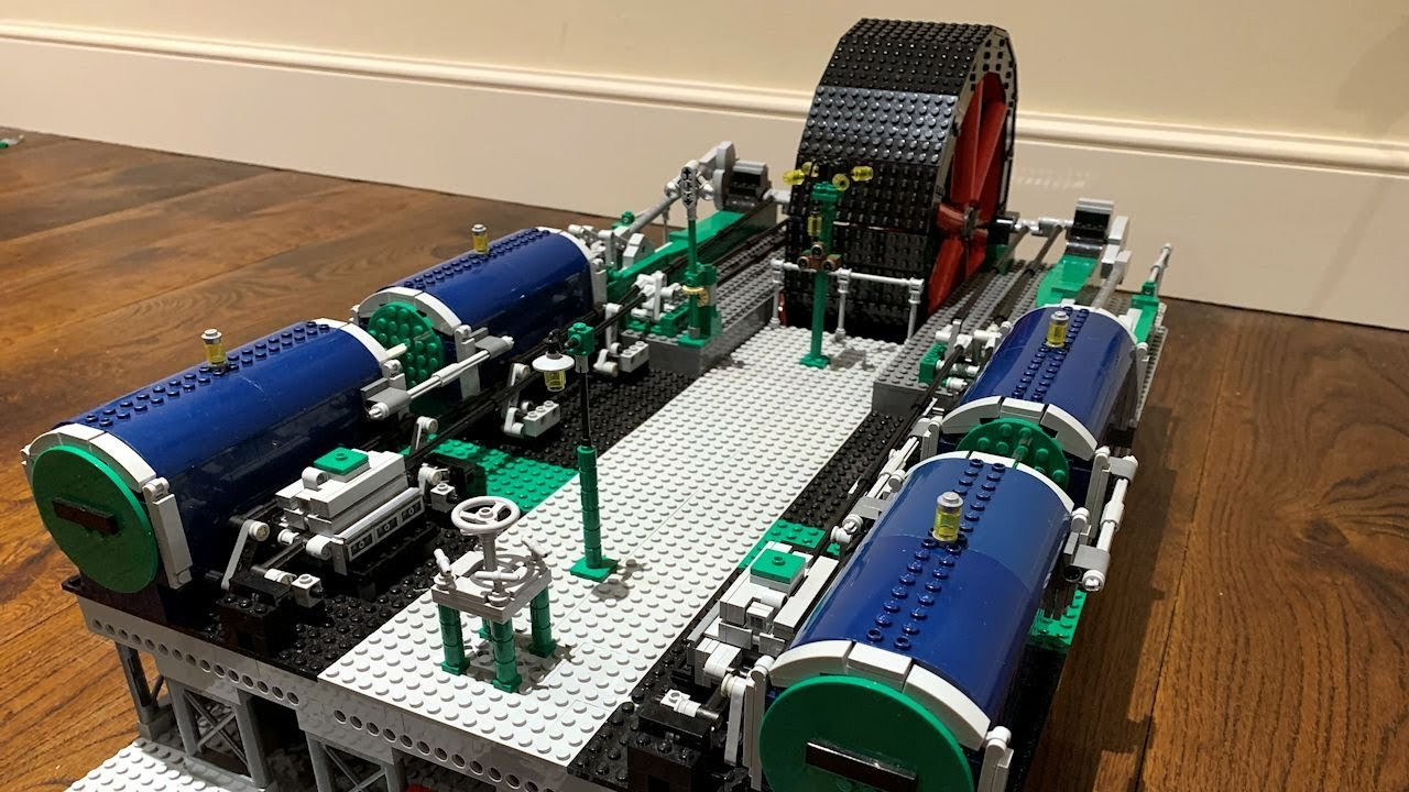 LEGO Genius Builds Scale Replica of Steam Engine From 1907
